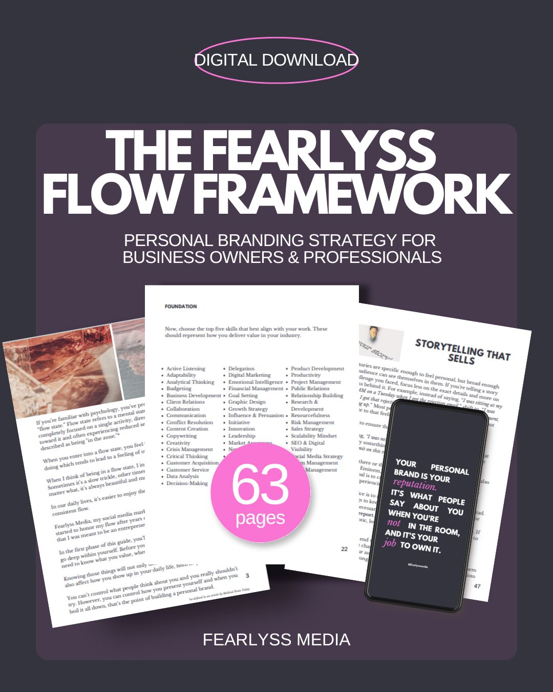 The Fearlyss FLOW E-Book - FEARLYSS MEDIA