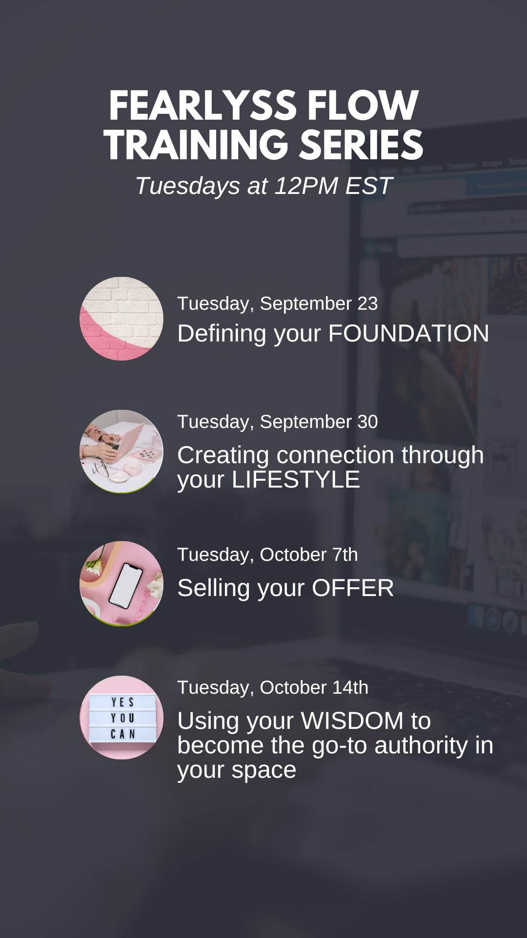 The FLOW Framework Training Series - FEARLYSS MEDIA